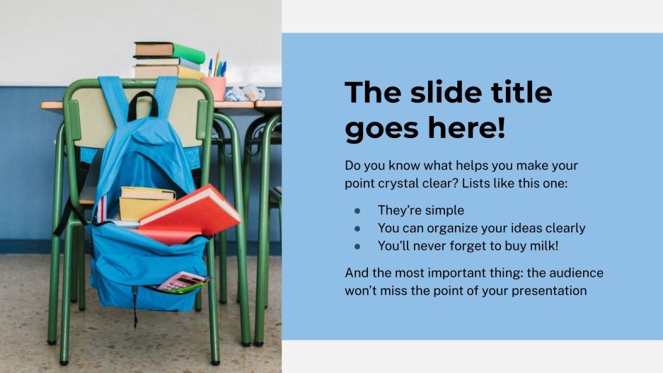 Simple Project for Middle School Presentation