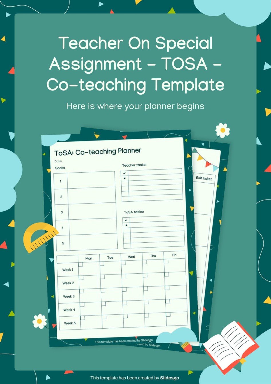 Teacher On Special Assignment - TOSA - Co-teaching Template Presentation