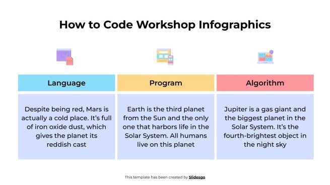 How To Code Workshop Infographics Presentation