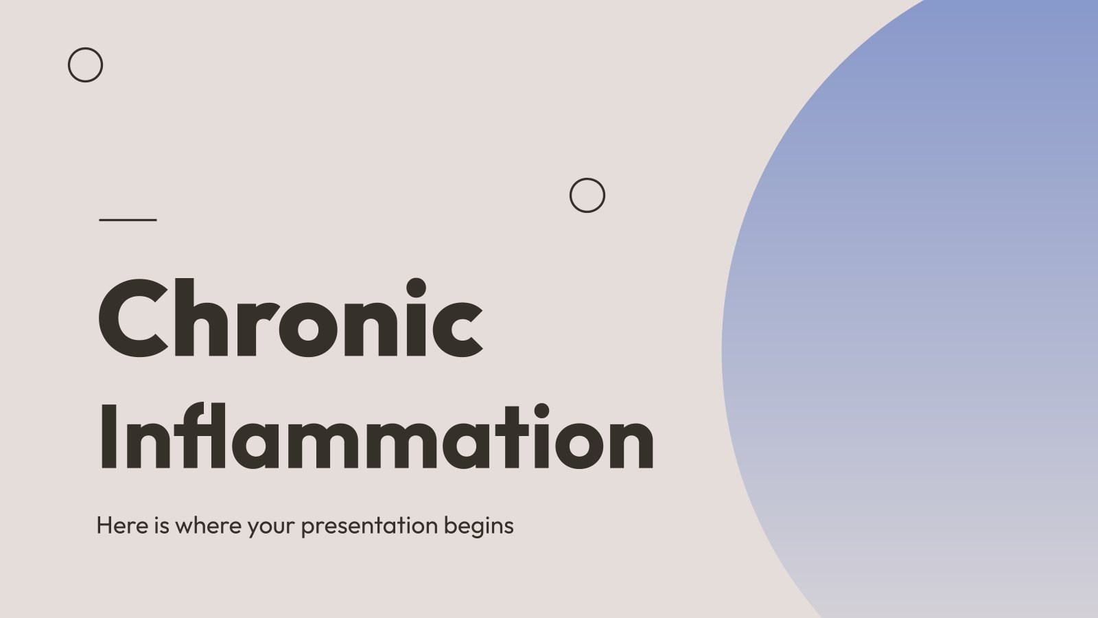Chronic Inflammation Presentation