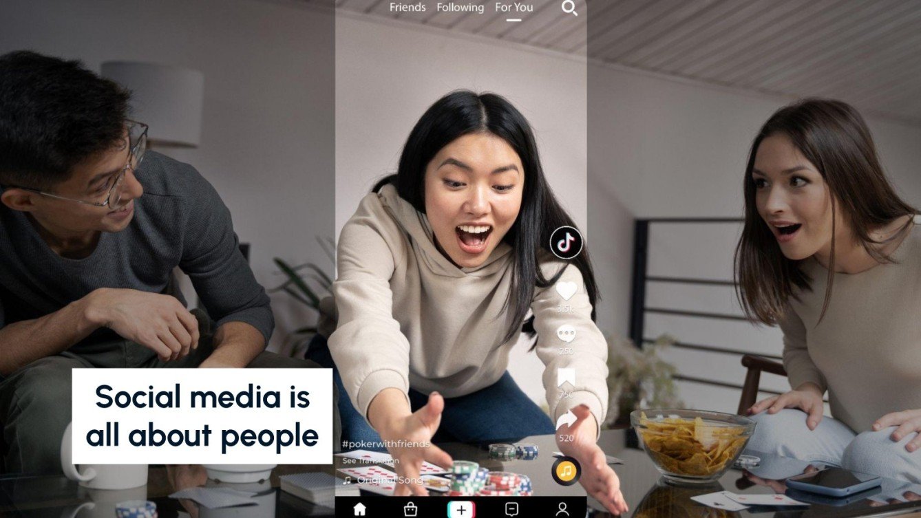 Playful Theme for Social Media Strategy Presentation