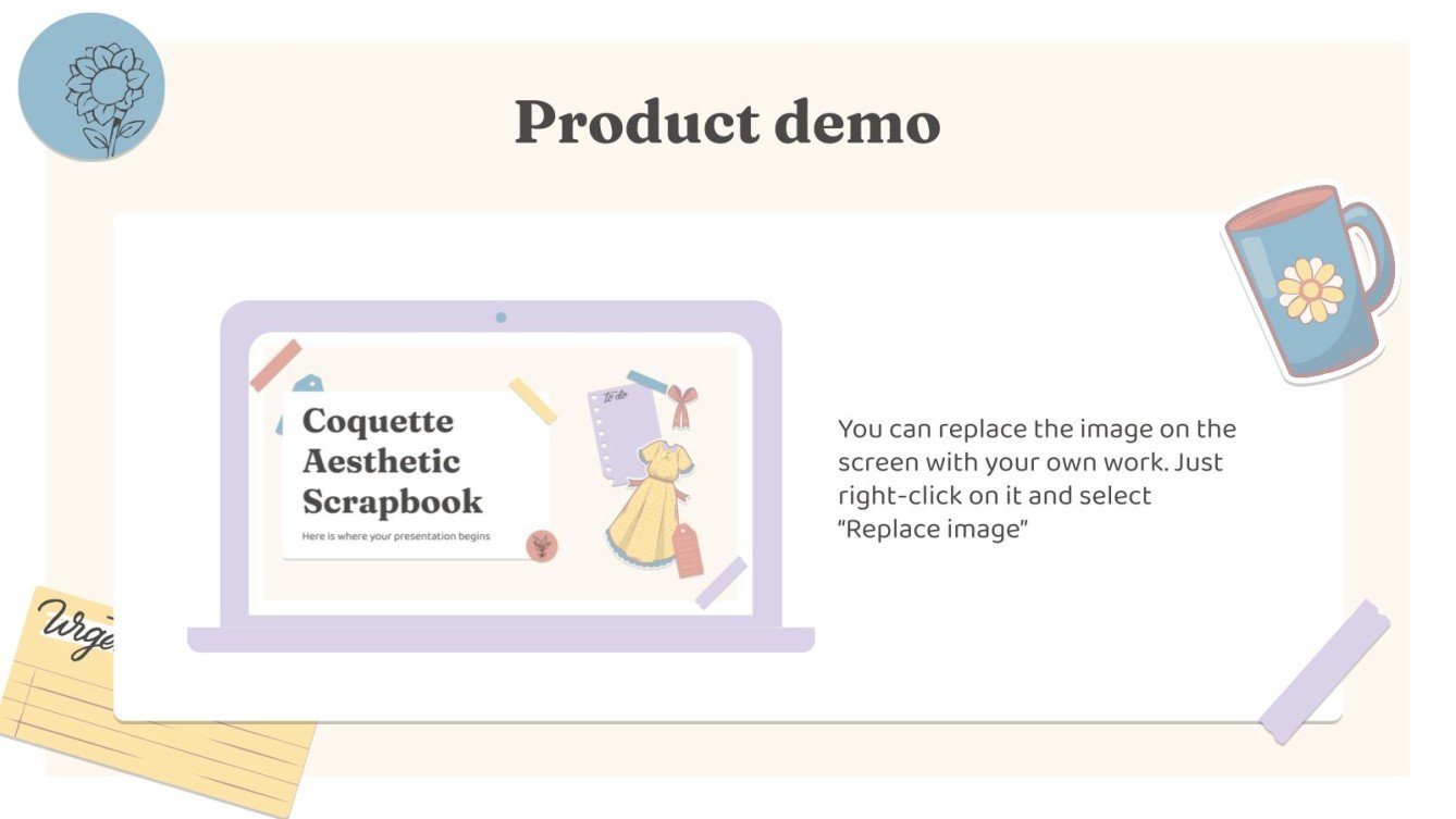 Coquette Aesthetic Scrapbook Presentation