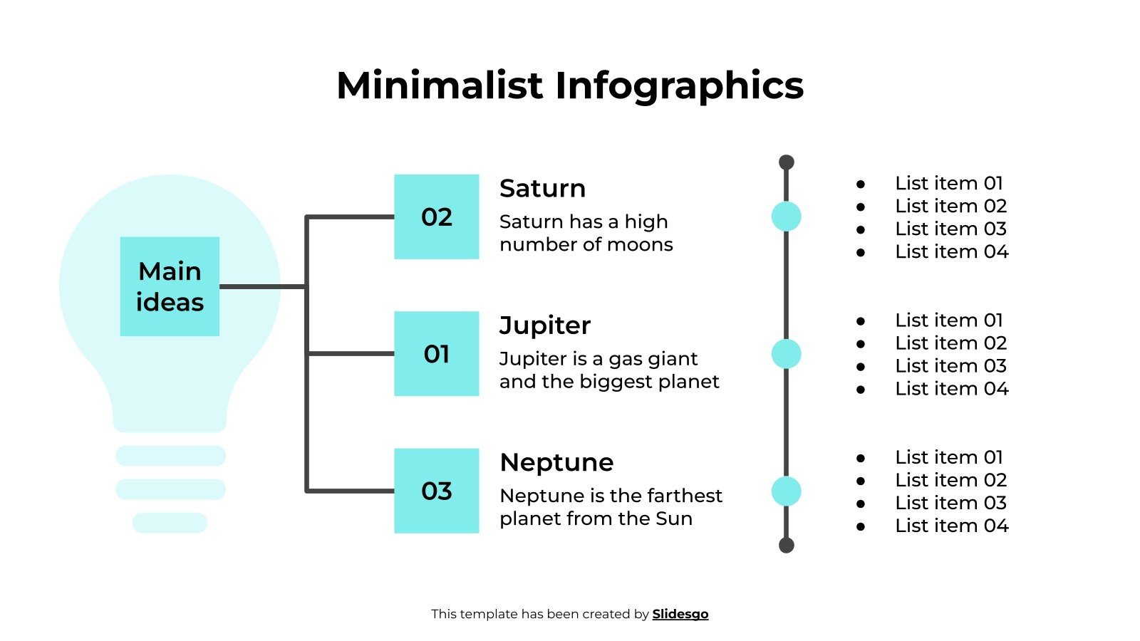 Minimalist Infographics Template