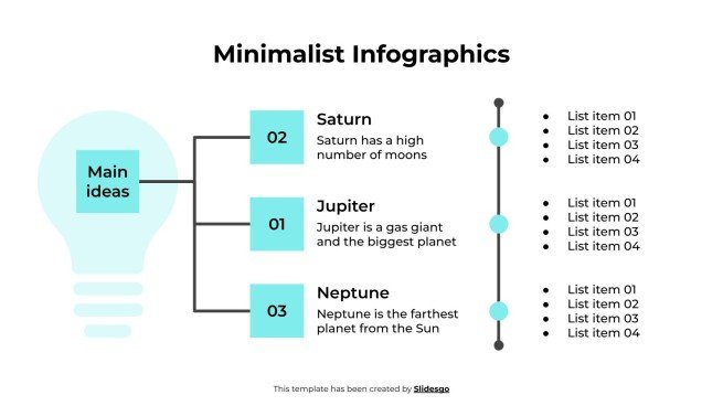 Minimalist Infographics Template