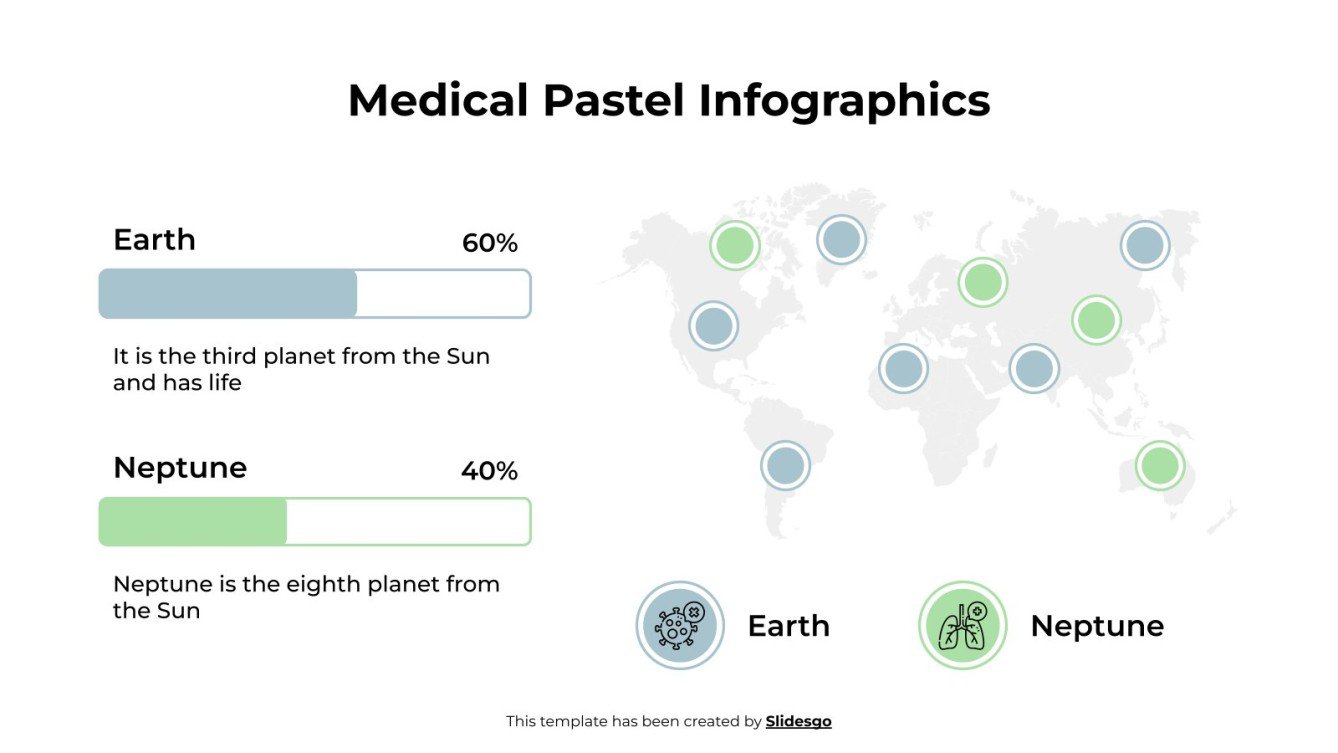 Medical Pastel Infographics Template