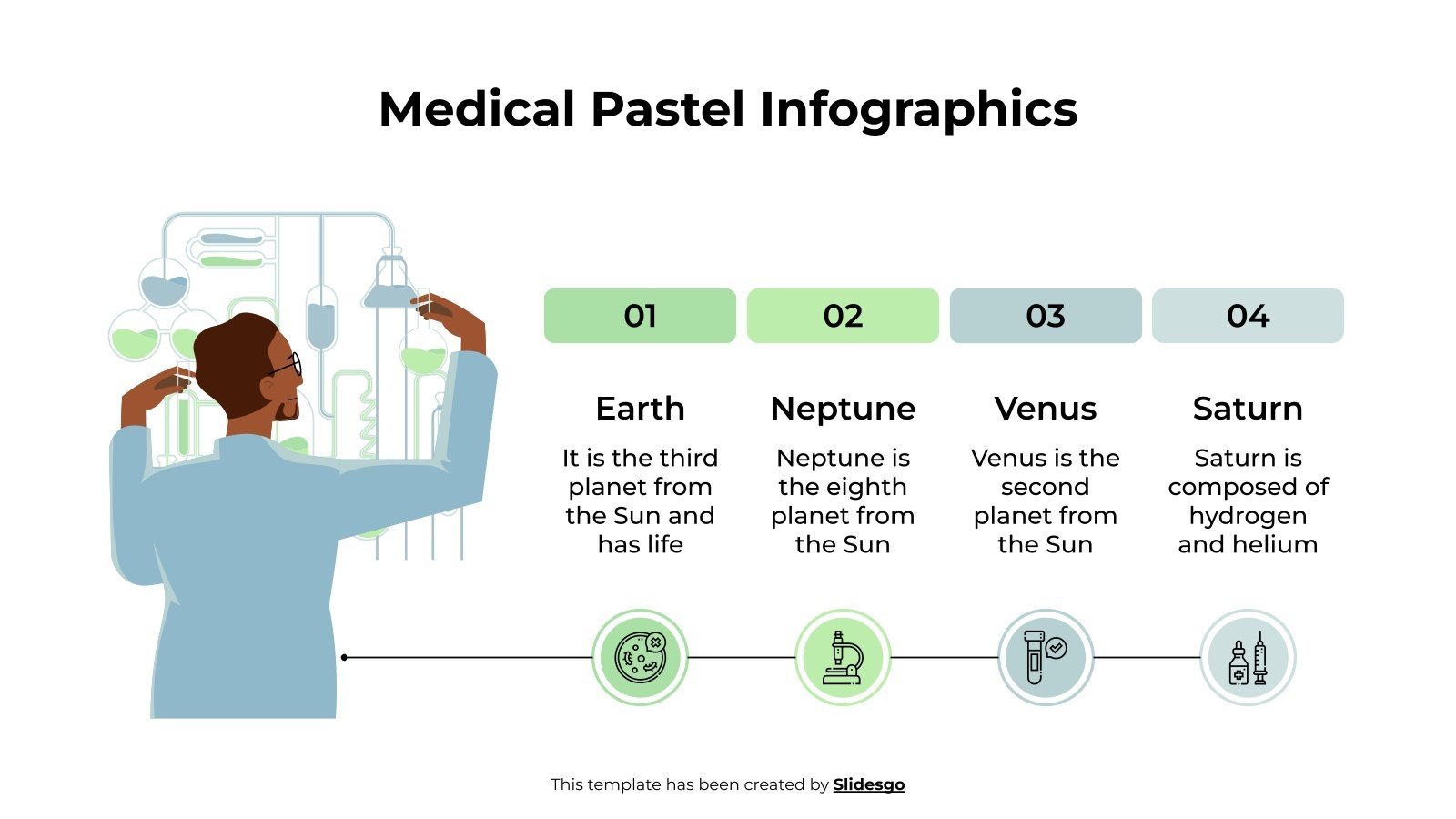 Medical Pastel Infographics Template