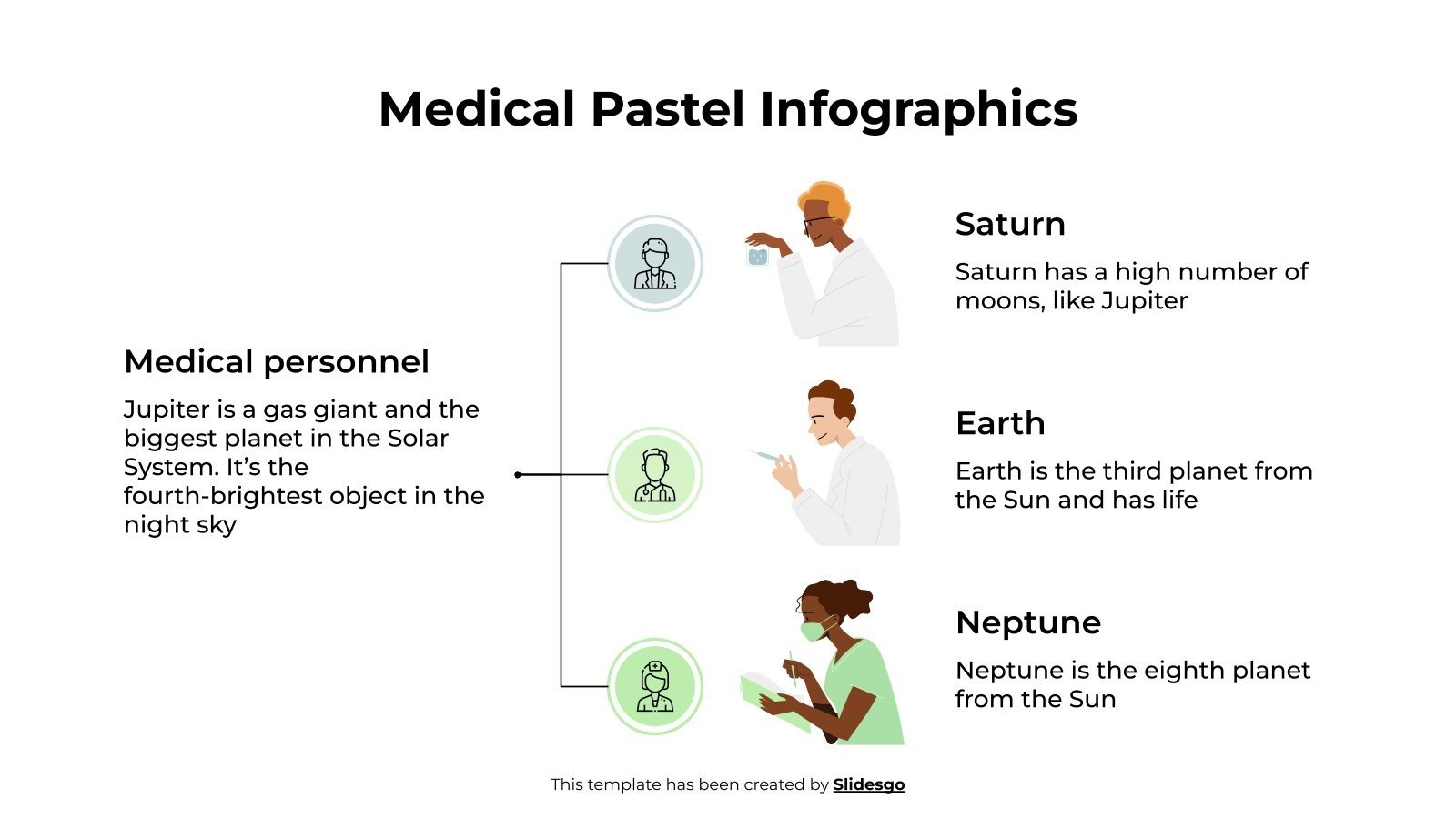 Medical Pastel Infographics Template