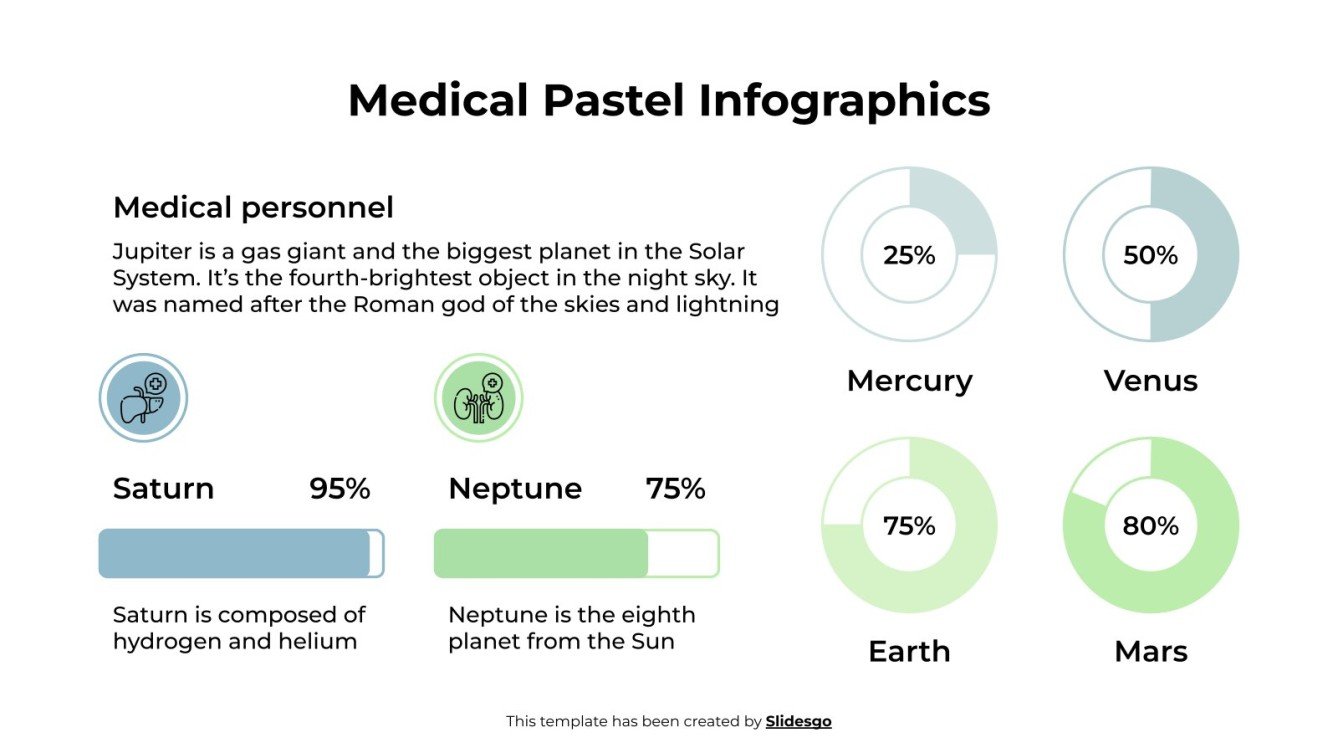 Medical Pastel Infographics Template