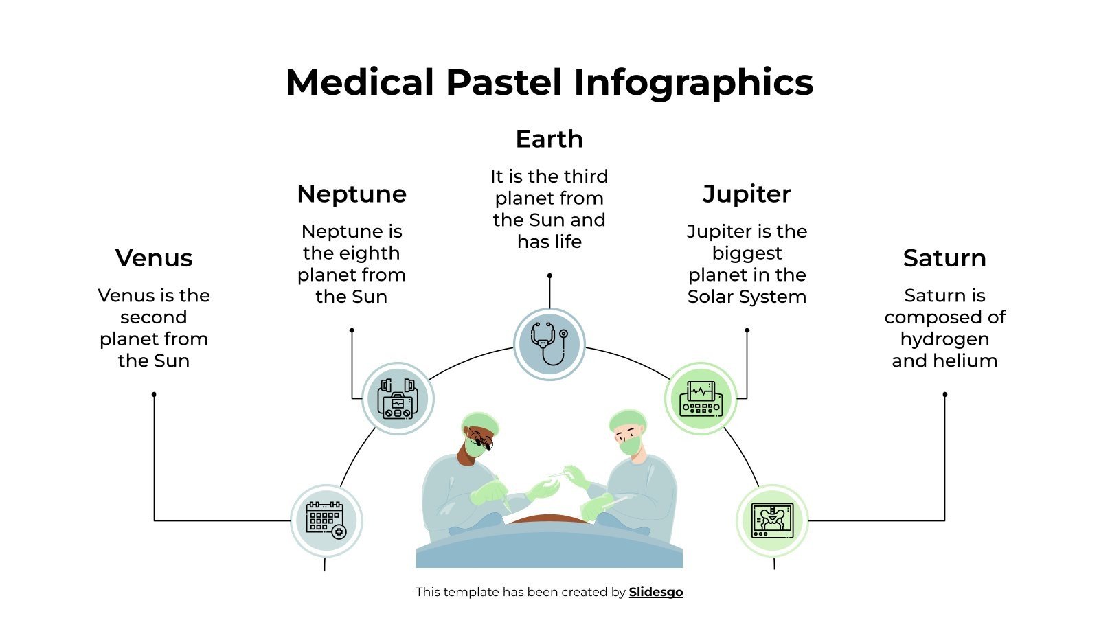 Medical Pastel Infographics Template