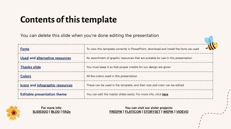 Bee Theme for High School Presentation