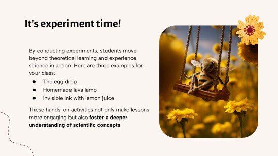 Bee Theme for High School Presentation