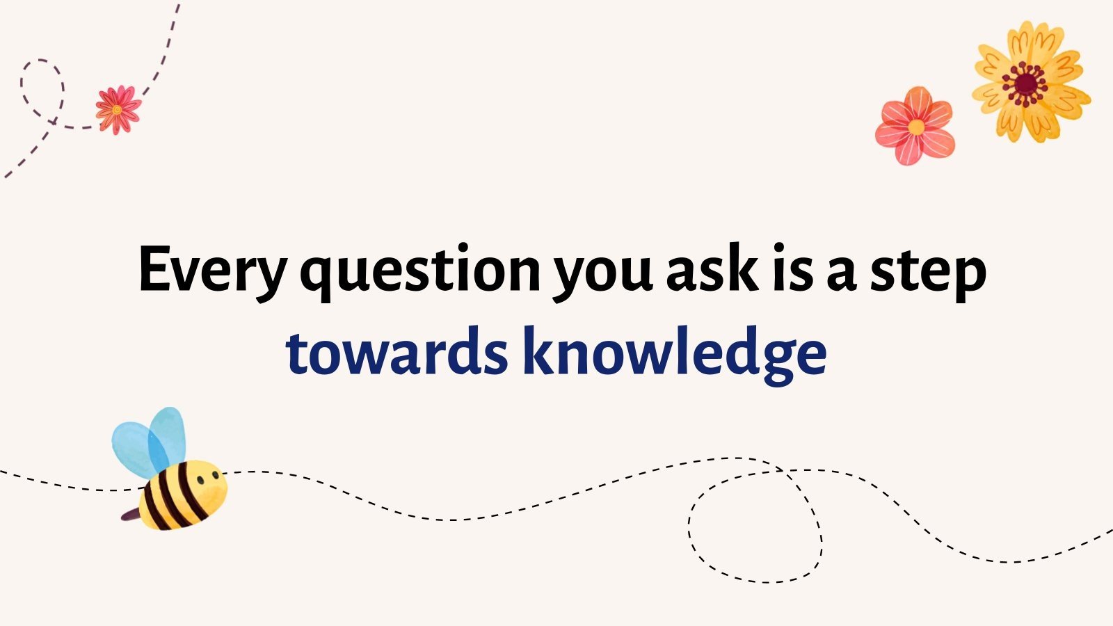 Bee Theme for High School Presentation