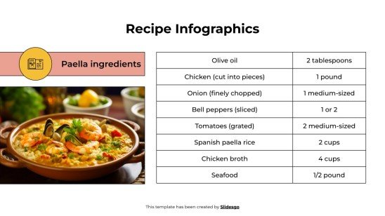 Recipe Infographics Template