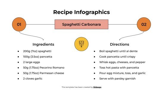 Recipe Infographics Template