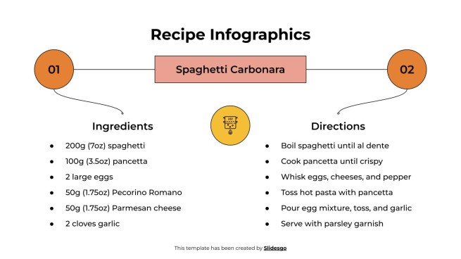 Recipe Infographics Template
