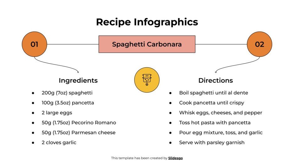 Recipe Infographics Template