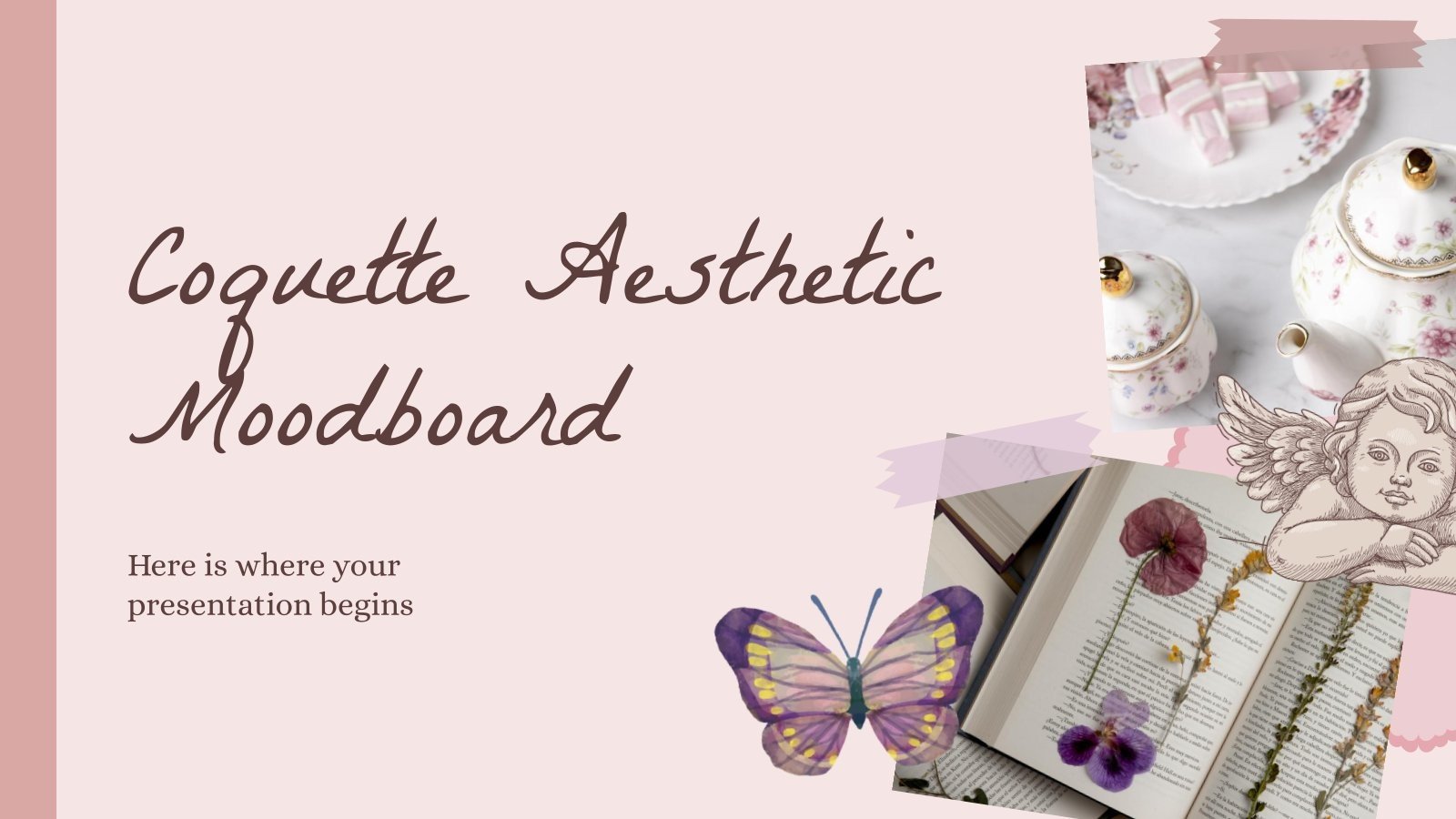 Présentation Moodboard esthétique Coquette