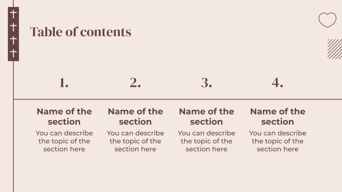 Christian Cross Background Religion Theme Presentation