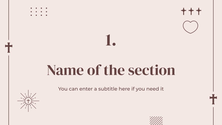 Christian Cross Background Religion Theme Presentation