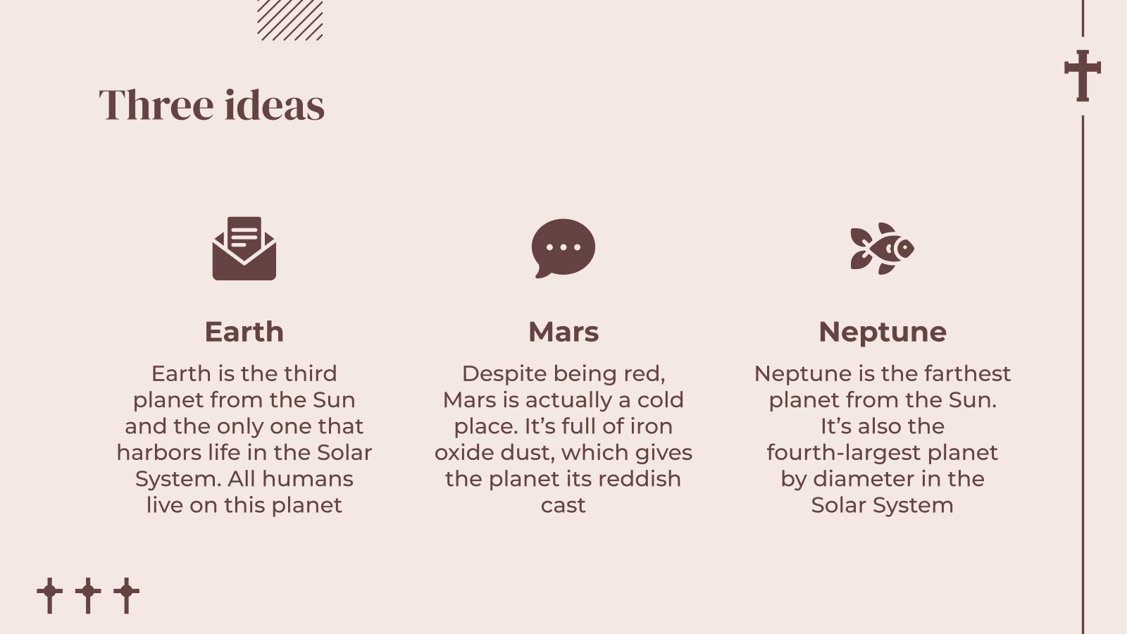 Christian Cross Background Religion Theme Presentation