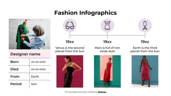 Fashion Infographics Presentation