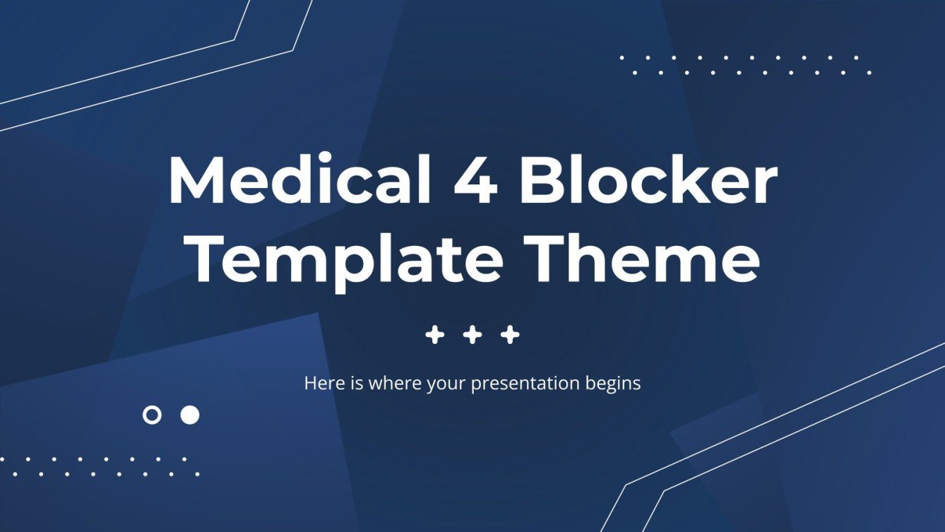 Medical 4 Blocker Template Theme Presentation