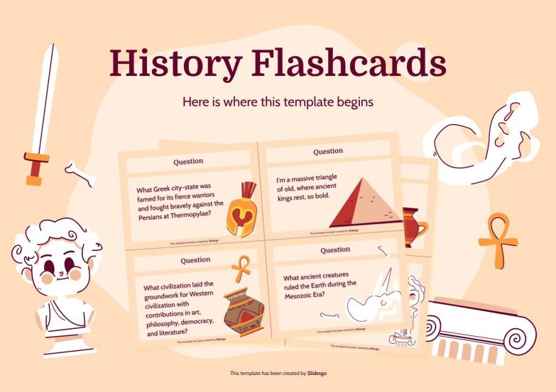 Apresentação Flashcards de história
