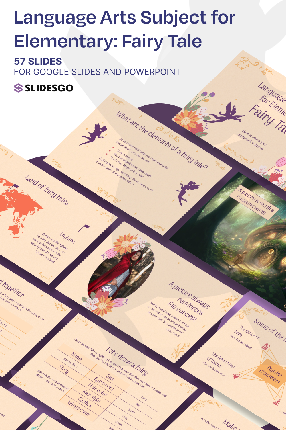 Language Arts Subject for Elementary: Fairy Tale Presentation