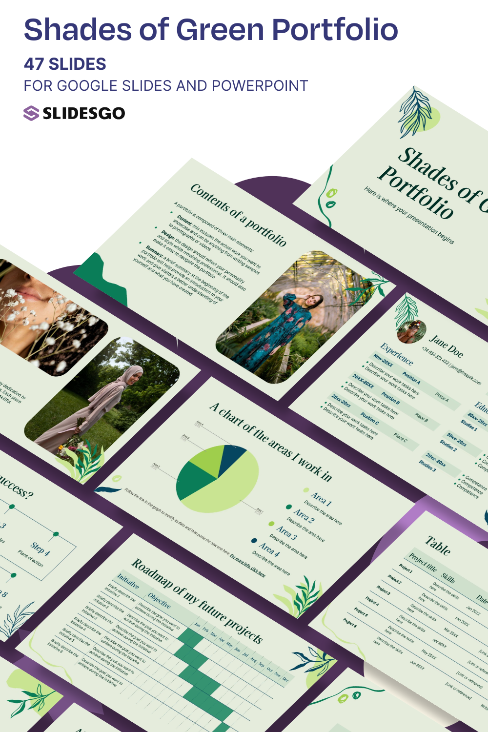 Shades of Green Portfolio Presentation