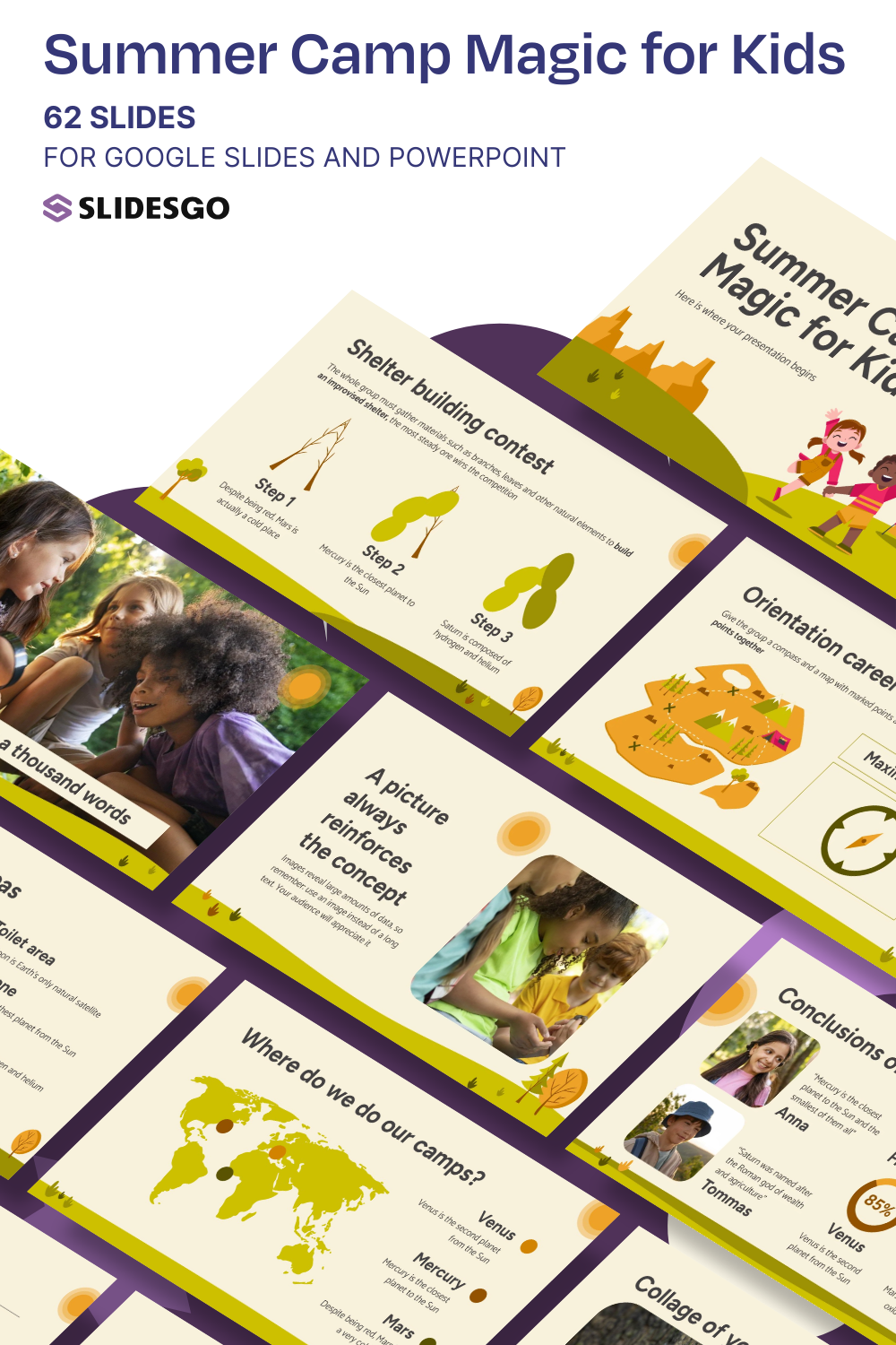 Summer Camp Magic for Kids Presentation