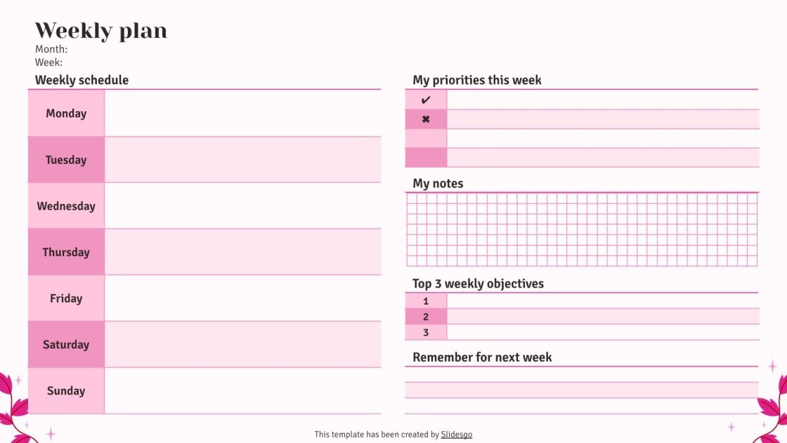 Pink Planner Presentation