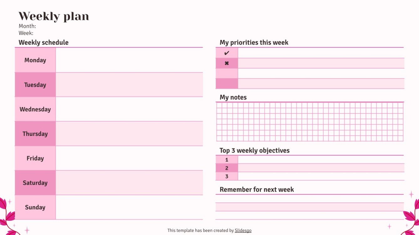 Pink Planner Presentation