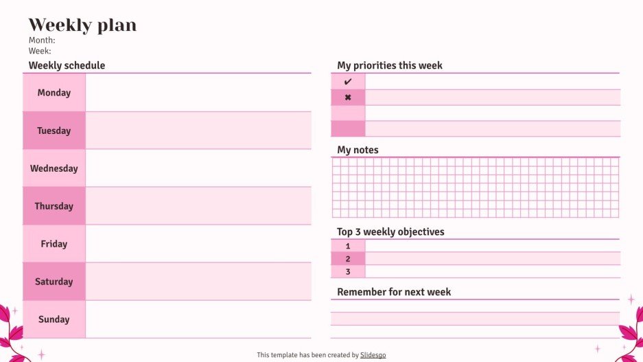 Pink Planner Presentation