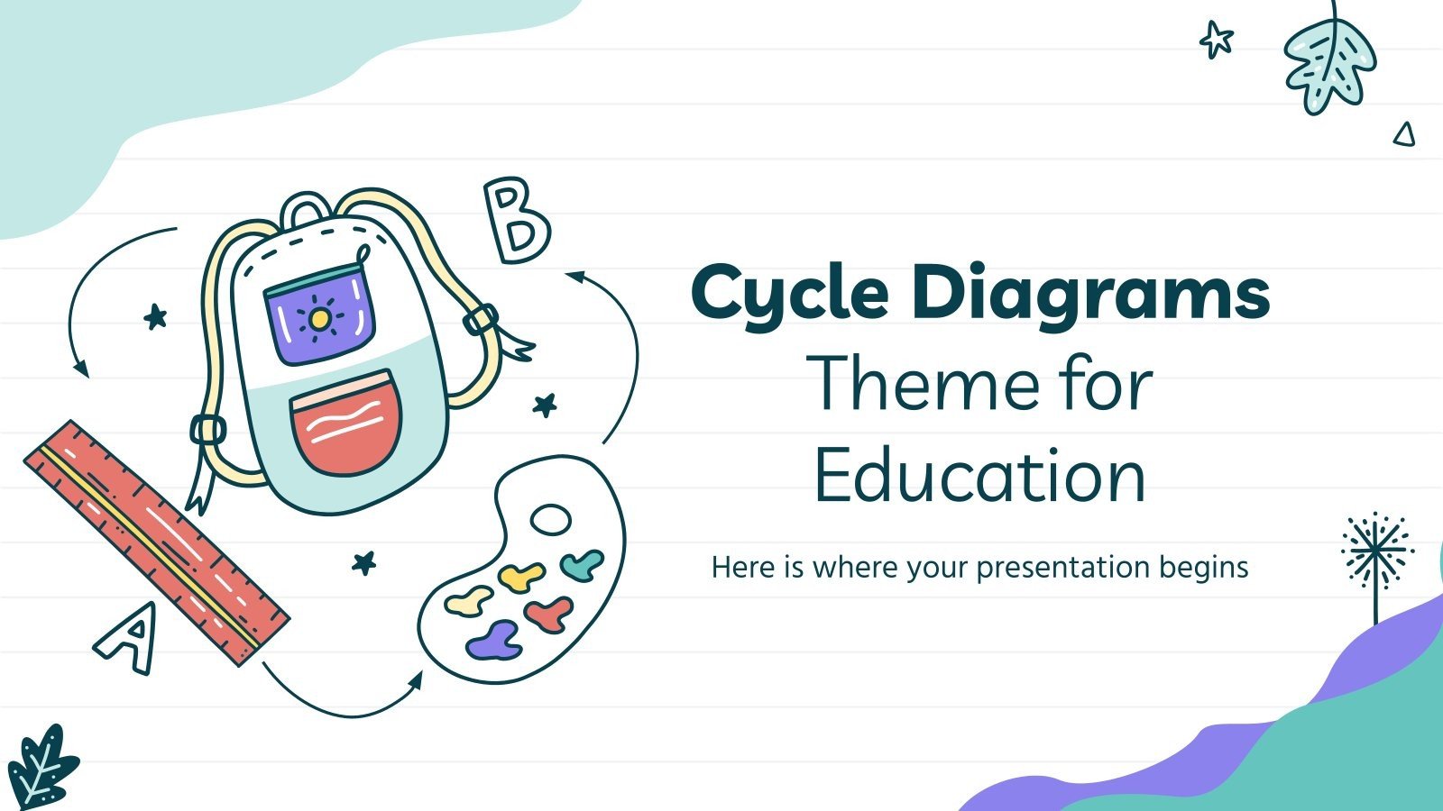 Cycle Diagram Google Slides and PowerPoint templates
