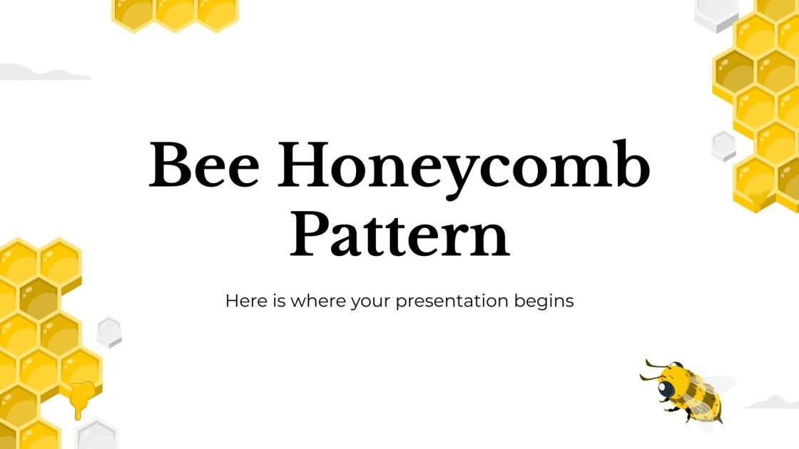 Bee Honeycomb Pattern Presentation