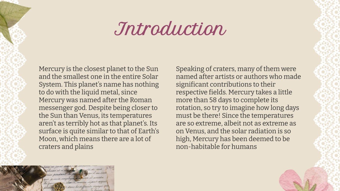 Coquette Aesthetic Scrapbook Presentation