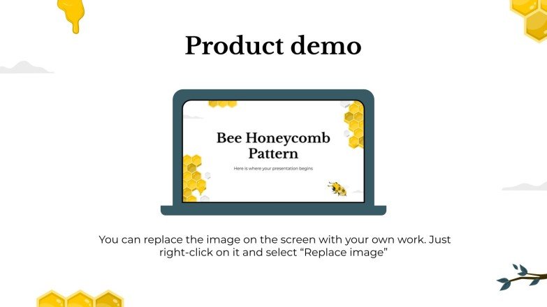 Bee Honeycomb Pattern Presentation