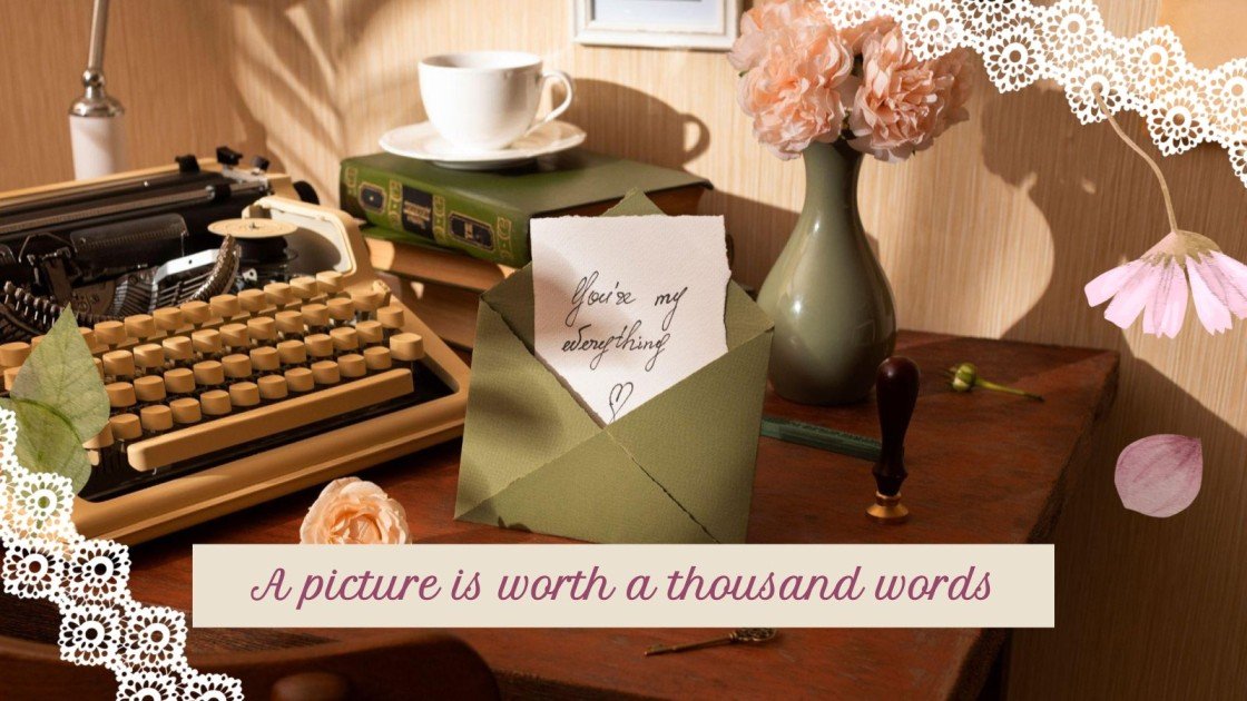 Coquette Aesthetic Scrapbook Presentation