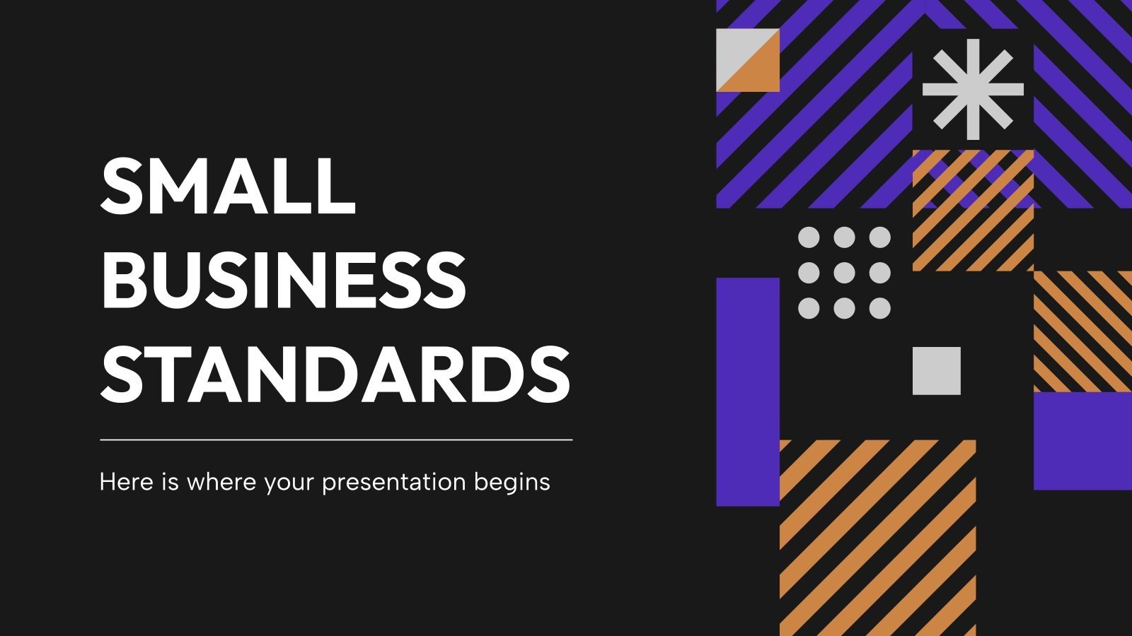 Small Business Standards Presentation