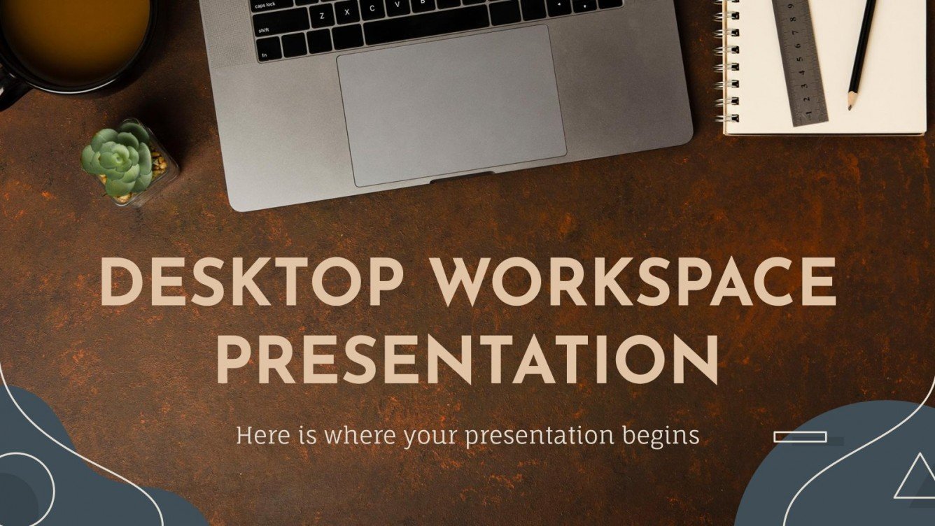 Desktop Workspace Google Slides & PowerPoint template