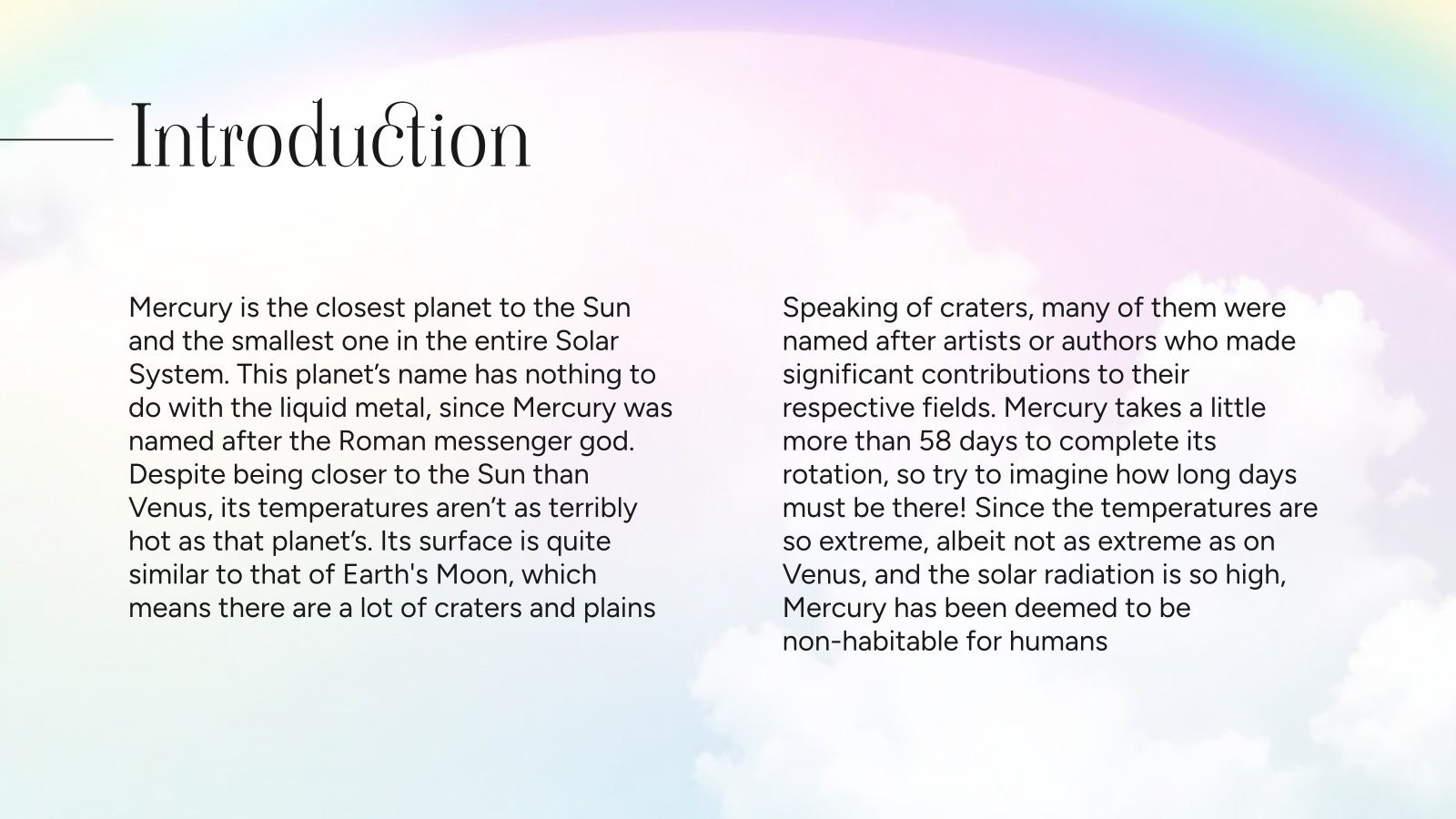 Rainbow Slideshow Presentation