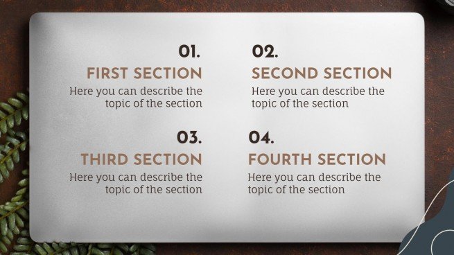 Desktop Workspace Google Slides & PowerPoint template