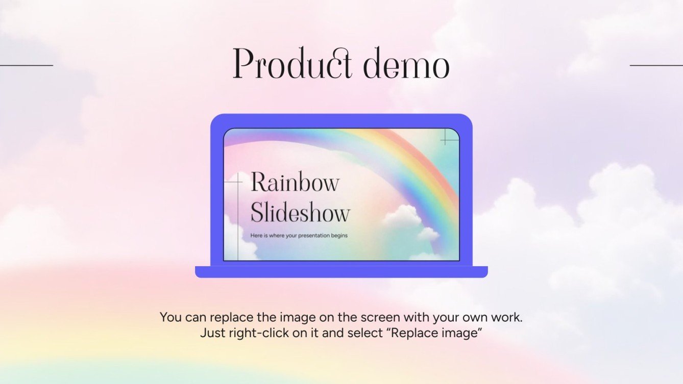 Rainbow Slideshow Presentation