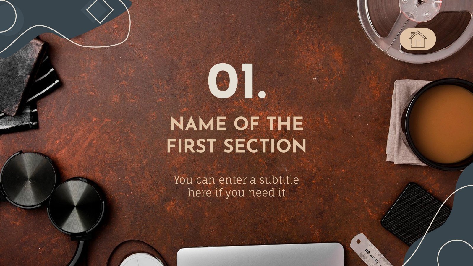 Desktop Workspace Google Slides & PowerPoint template