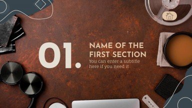 Desktop Workspace Google Slides & PowerPoint template