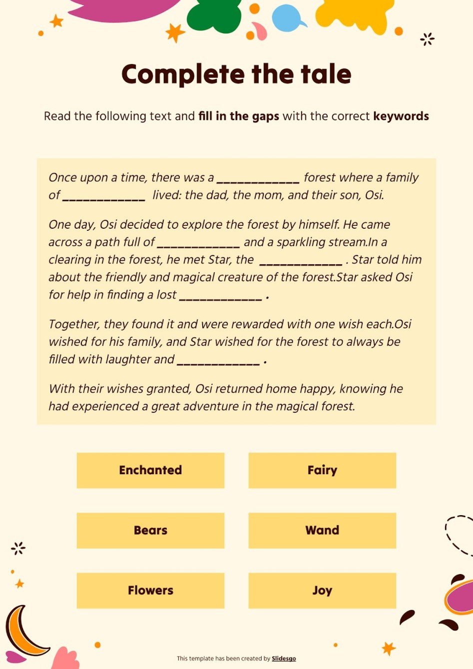 Writing Activities Presentation