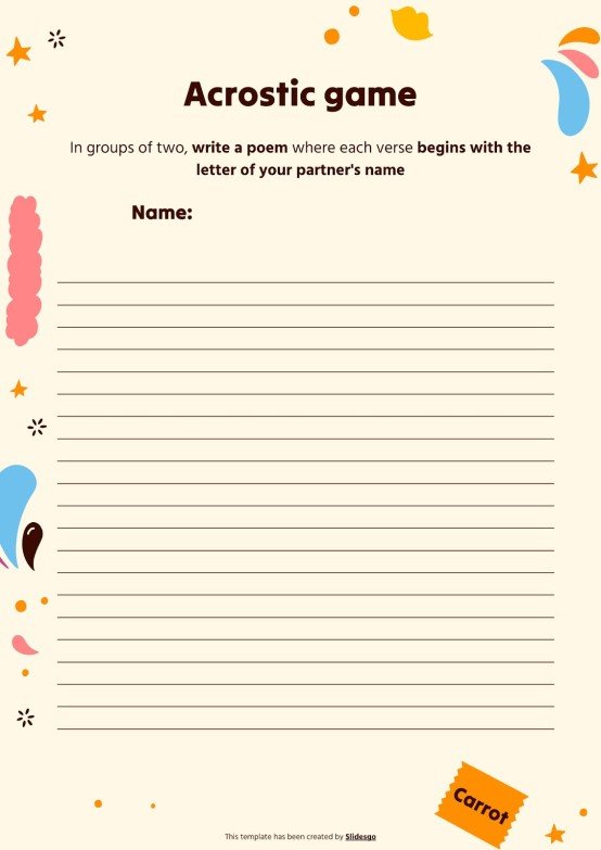 Writing Activities Presentation