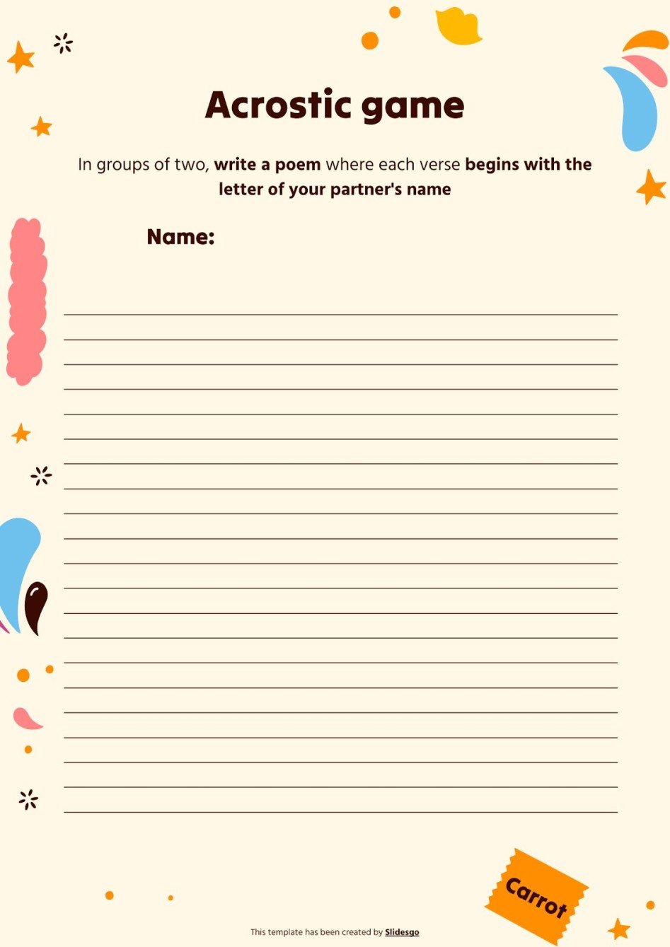 Writing Activities Presentation