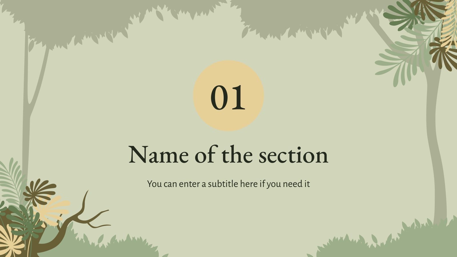 Rainforest Style Slideshow Presentation