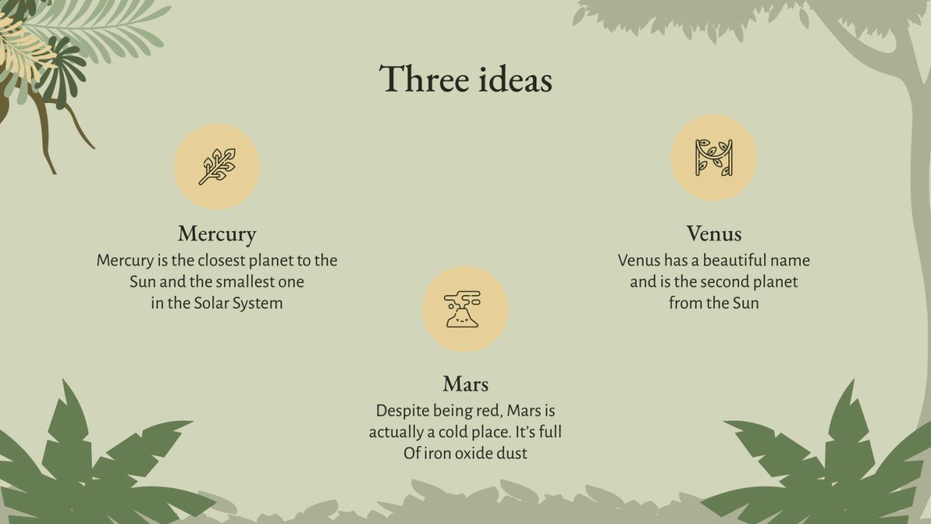 Rainforest Style Slideshow Presentation